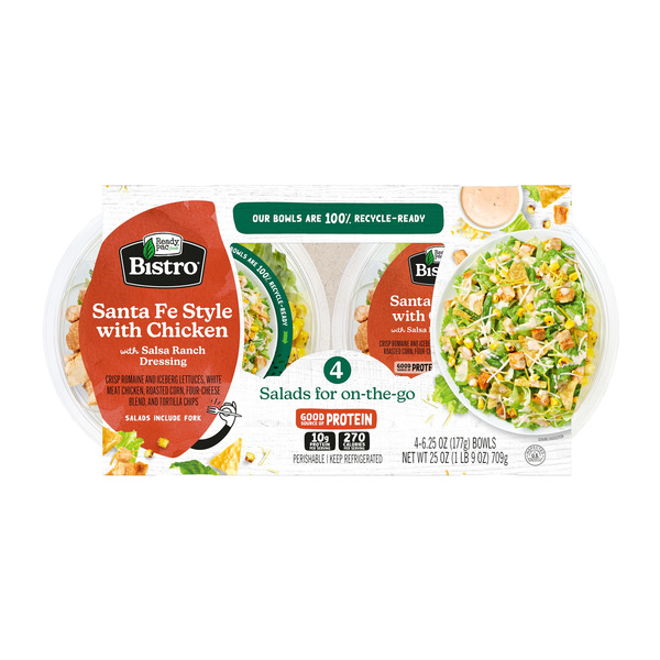 Bonduelle Bistro Santa Fe Style with Chicken with Salsa Ranch Dressing ...