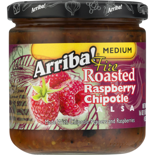 Arriba! Salsa Fire Roasted Raspberry Chipotle Medium (16 oz) - Instacart