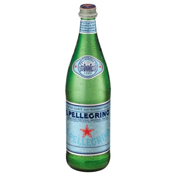 Publix San Pellegrino Sparkling Natural Mineral Water Glass Bottle Same ...