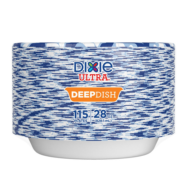 Dixie Ultra Deep Dish Paper Plate, 115-count Same-Day Delivery | Costco