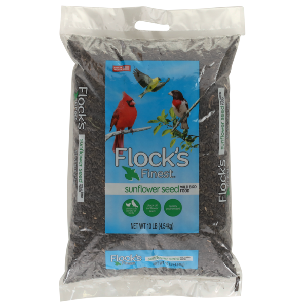 Flock's Finest Sunflower Seed Wild Bird Food (10 lb) - Instacart