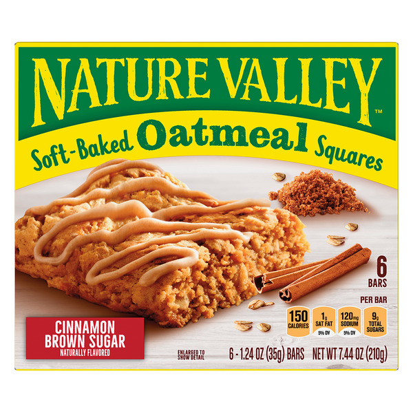 General Mills Cinnamon Brown Sugar Oatmeal Squares Same-Day Delivery or ...