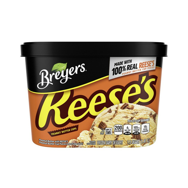 Breyers Reese's Peanut Butter Cups Frozen Dairy Dessert Same-Day ...
