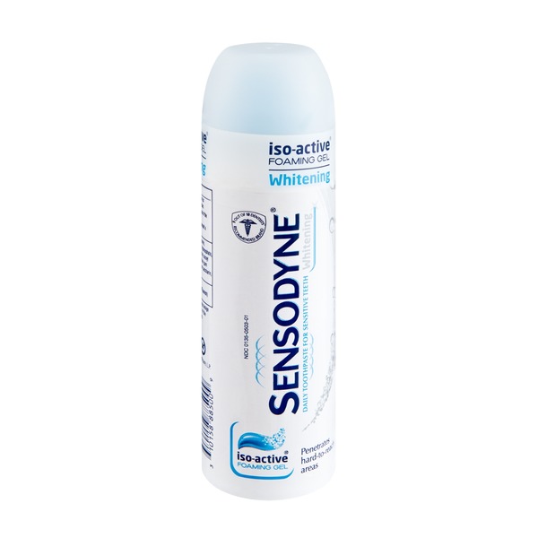 Sensodyne Iso-Active Whitening Foaming Gel Toothpaste (4.3 oz) - Instacart