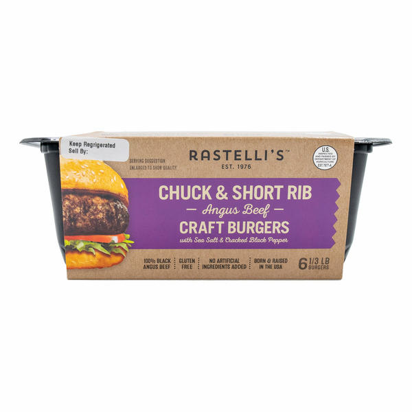 Rastelli Chuck Short Rib Burger Same-Day Delivery | Costco