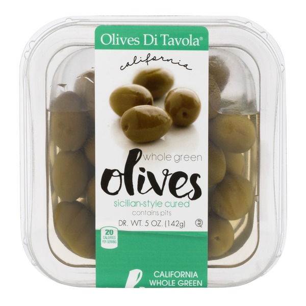 Olives Di Tavola Whole Green Olives Sicilian-Style Cured (5 oz) - Instacart