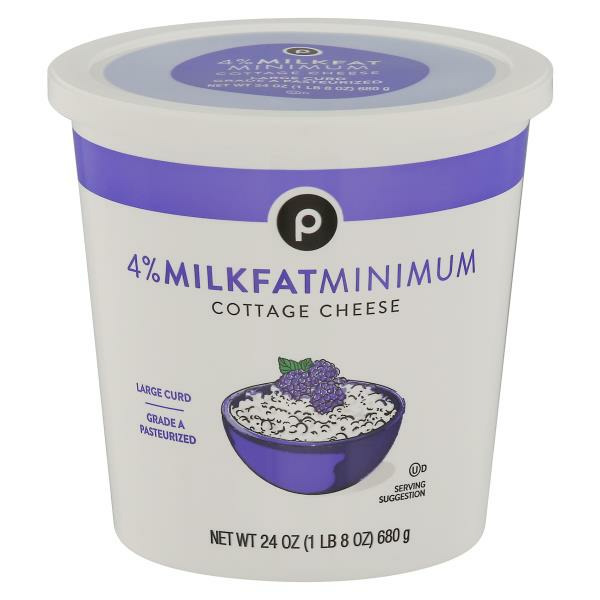 Publix Cottage Cheese, Large Curd, 4% Milkfat Minimum Same-Day Delivery ...