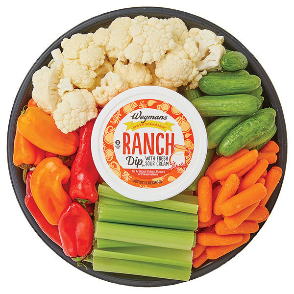 Wegmans Wegmans Veggie Tray, Ranch, Large Same-Day Delivery or Pickup ...