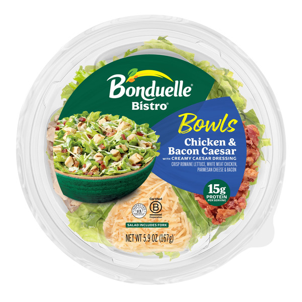 Stater Bros. Bonduelle Bistro Chicken & Bacon Caesar Salad Bowl with ...