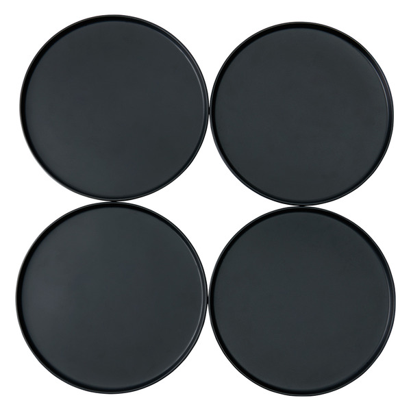 ALDI Crofton Stoneware Plate Set - Matte Black Same-Day Delivery or ...