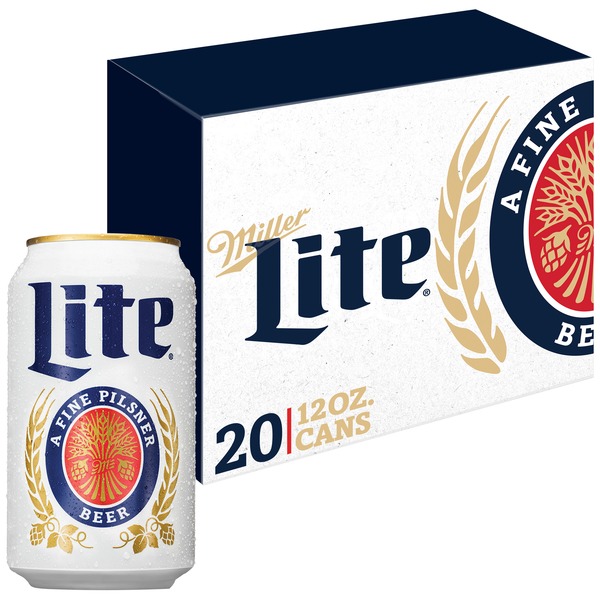 Miller Lite Beer Cans (12 fl oz) - Instacart