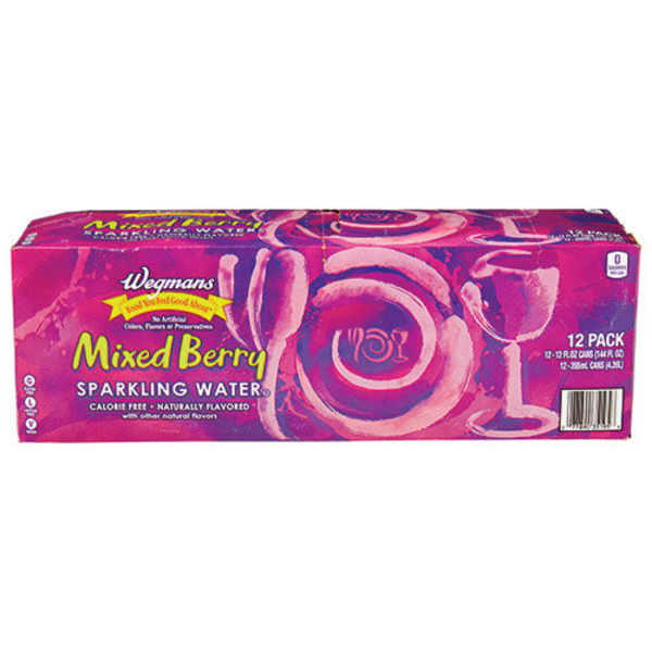 Wegmans Wegmans Food You Feel Good About Sparkling Water, Mixed Berry ...