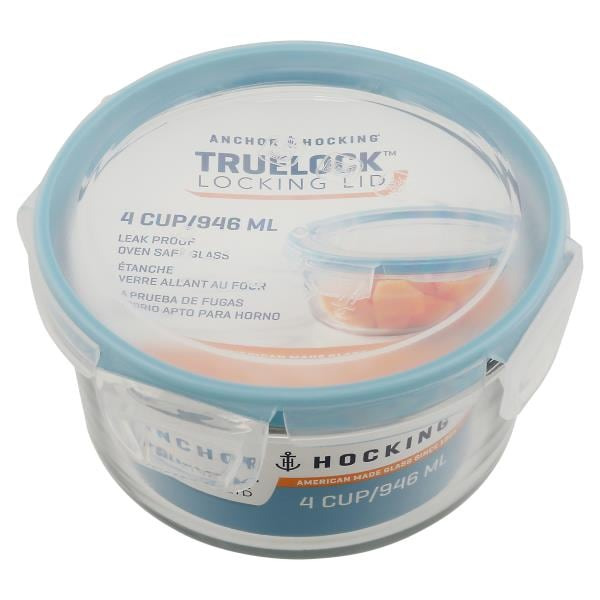 Anchor Hocking Container, Locking Lid, 4 Cup Same-Day Delivery or ...