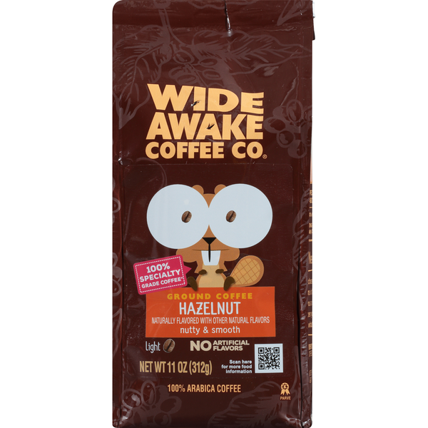 Wide Awake Light Roast Hazelnut 100% Arabica Ground Coffee Same-Day ...
