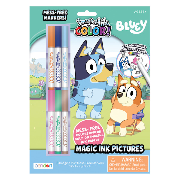 Imagine Ink Bluey Magic Ink Coloring Pad Same-Day Delivery or Pickup | ALDI