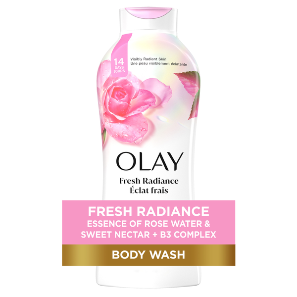 Olay Fresh Outlast Rose Water & Sweet Nectar Body Wash Same-Day ...