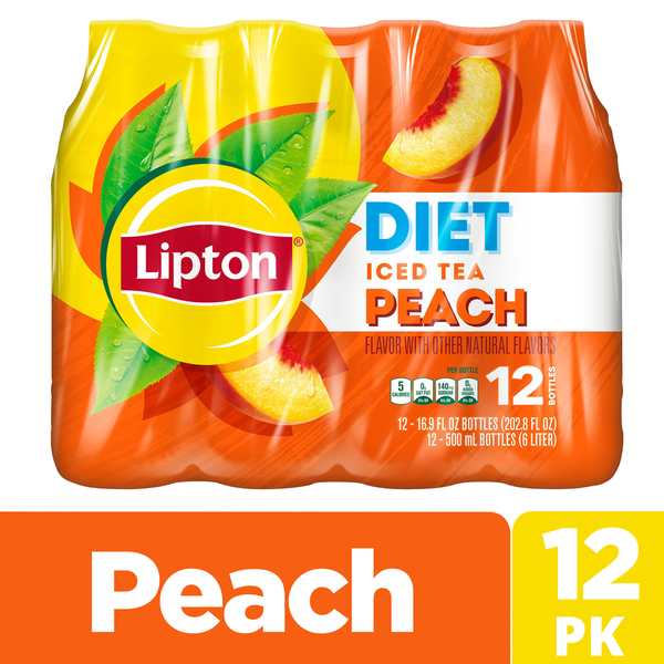 Lipton Iced Tea, Diet, Peach Same-Day Delivery or Pickup | Market 32 ...