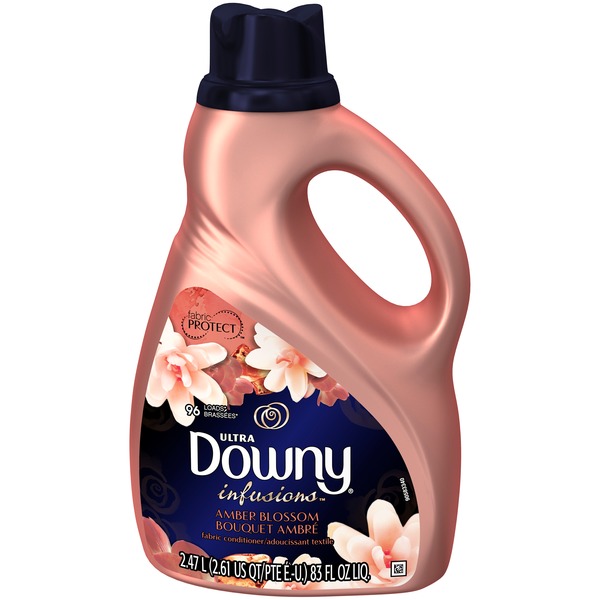 Downy Ultra Infusions Liquid Fabric Conditioner Fabric Softener, Amber ...
