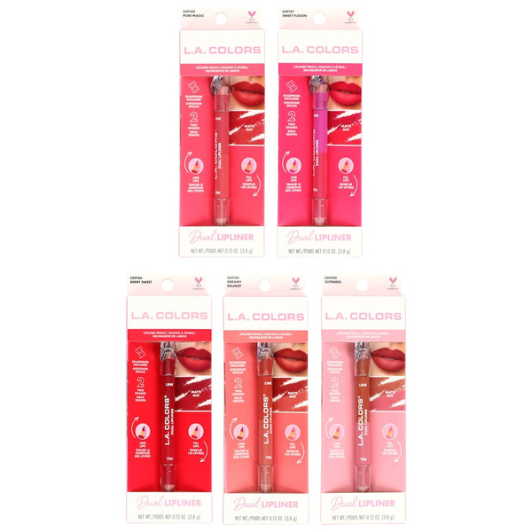 L.A. Colors Dual Lipliner Pencil Cuteness C69184 Same-Day Delivery ...
