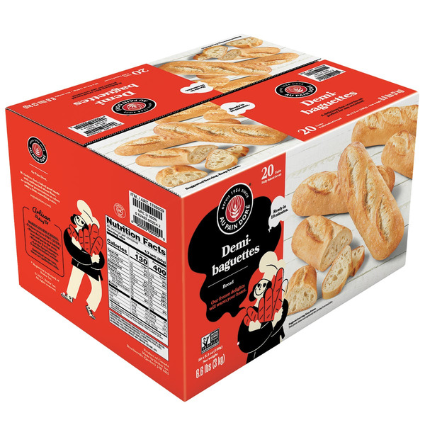 Au Pain Dore Demi Baguettes, 5.3 oz, 20 ct Same-Day Delivery | Costco ...