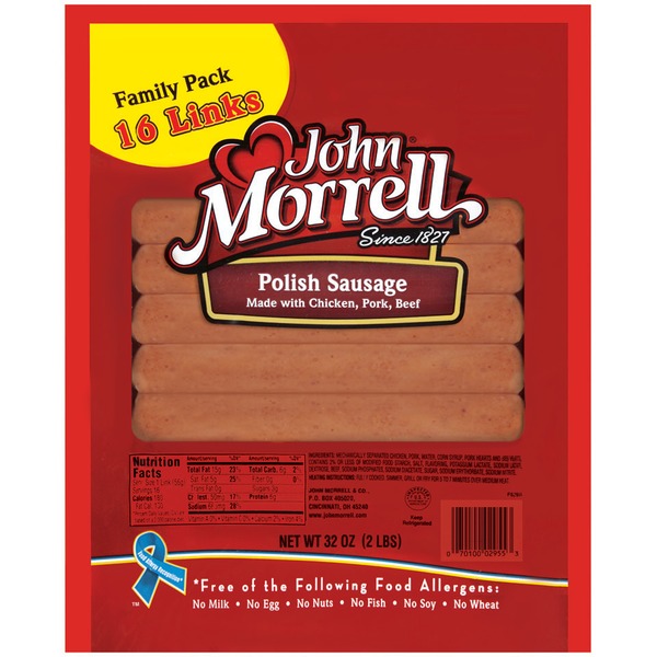 John Morrell Polish Sausage (32 oz) - Instacart