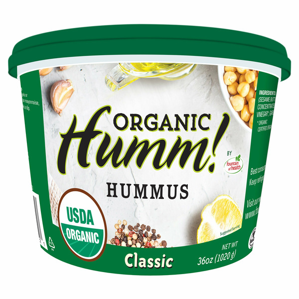 Fountain Of Health Organic Hummus, 36 oz Same-Day Delivery | Costco