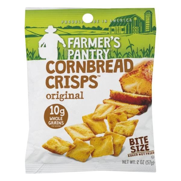 Farmer's Pantry Cornbread Crisps, Original, Bite Size Same-Day Delivery ...
