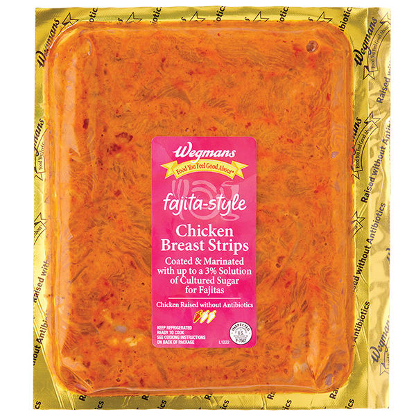 Wegmans Wegmans Fajita Style Chicken Breast Strips Raised Without ...