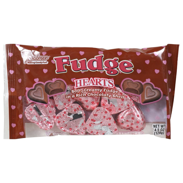Dollar Tree Palmer Candy Hearts Soft Creamy Fudge Same-Day Delivery ...