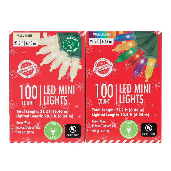 Season's Cheer LED Traditional Mini String Lights Same-Day Delivery ...
