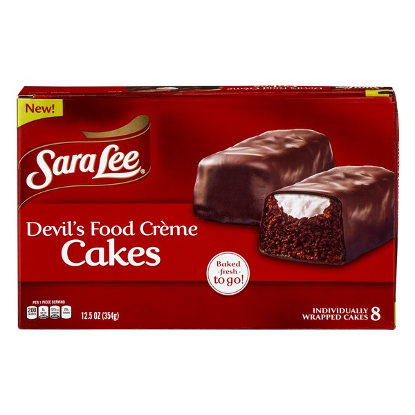 Sara Lee Devil's Food Creme Cakes - 8 CT (12.5 oz) - Instacart