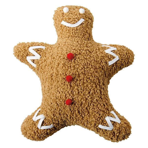 Merry Moments Gingerbread Man Holiday Sherpa Pillow Same-Day Delivery ...