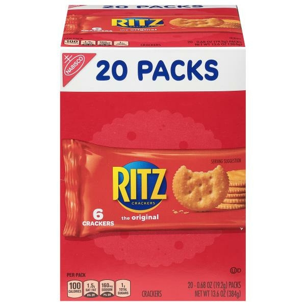 Publix Ritz Original Crackers, 18 Snack Packs Same-Day Delivery or ...