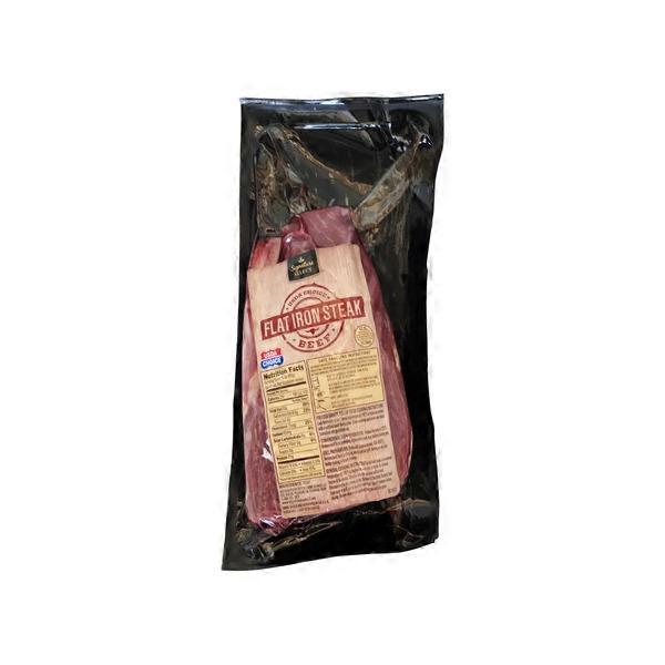 Signature Select S Sel Boneless Beef Flat Iron Steak (per lb) - Instacart