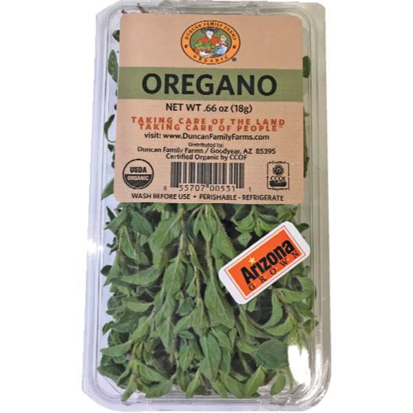 Duncan Family Farms Organic Fresh Oregano Package Same-Day Delivery or ...