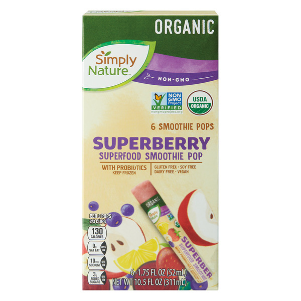 ALDI Simply Nature Super Berry Pops Same-Day Delivery or Pickup | Instacart