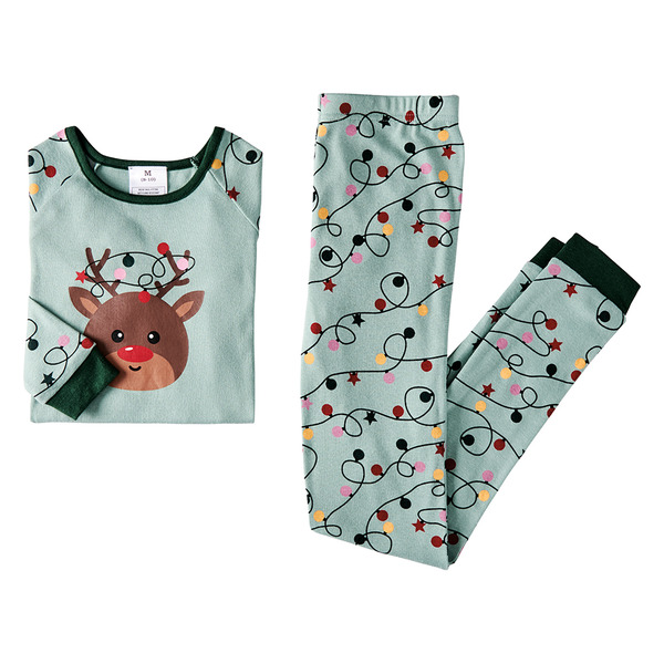ALDI Merry Moments Children's Lights Holiday Pajamas Same-Day Delivery ...