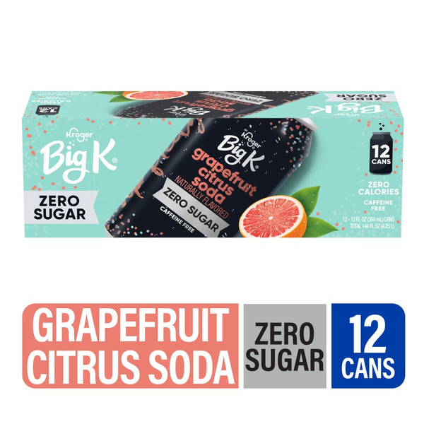 Kroger Kroger Big K Grapefruit Citrus Soda Same-Day Delivery or Pickup ...