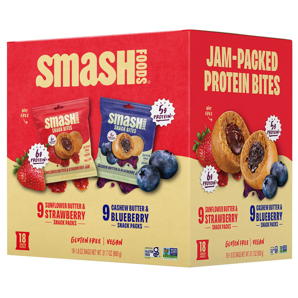 Smash Foods Snack Bites Variety Pack Same-Day Delivery | Costco