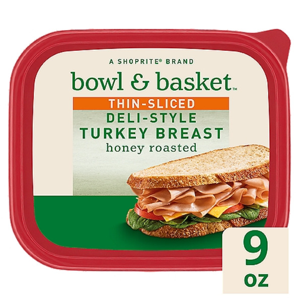 ShopRite Bowl & Basket Thin-Sliced Deli-Style Honey Roasted Turkey ...