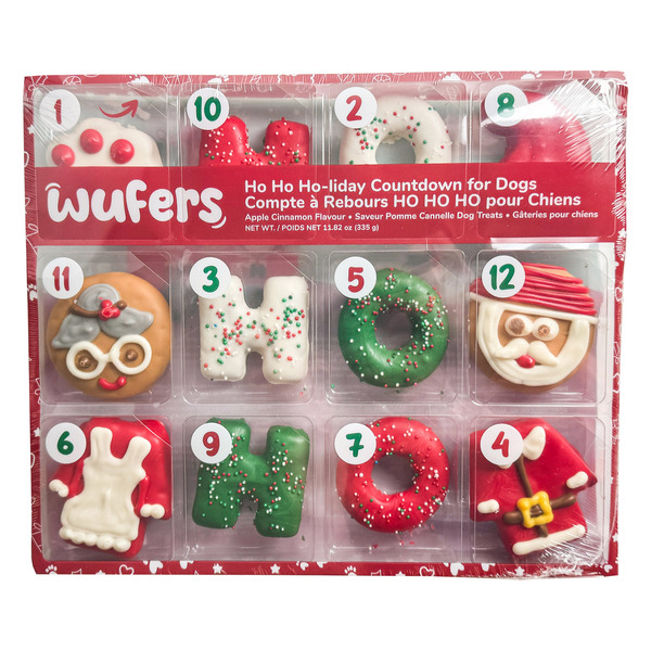 Wufers 12-Piece 12 Day Holiday Countdown Dog Treats Same-Day Delivery ...