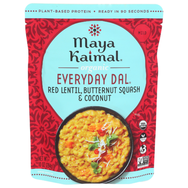 Maya Kaimal Everyday Dal, Organic, Red Lentil, Butternut Squash ...