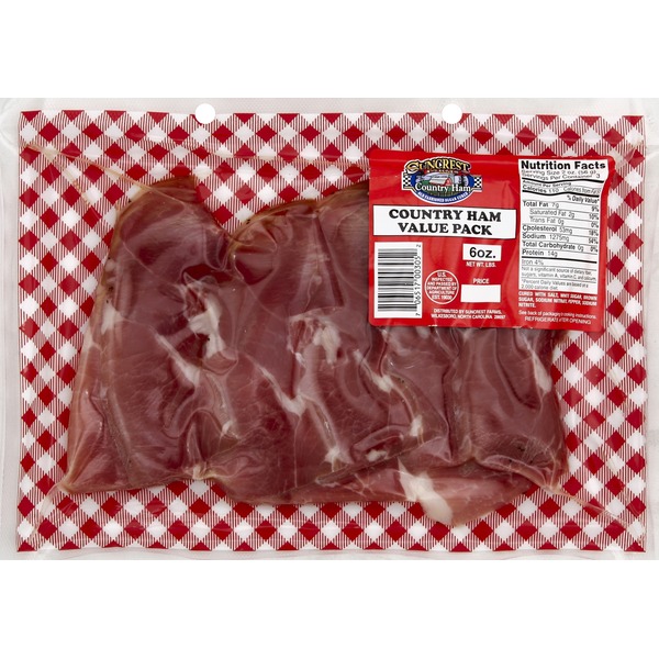 Suncrest Farms Country Ham, Value Pack (6 oz) - Instacart