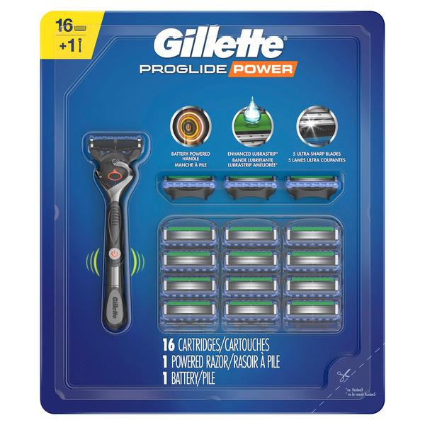Gillette Fusion ProGlide Power Men's Razor Blades, Power Handle Plus 16 ...