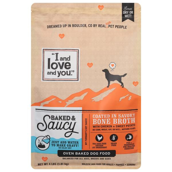 I and love and you Baked & Saucy - Dry Dog Food - Chicken + Sweet ...