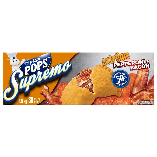 Pillsbury Pizza Pops Pepperoni + Bacon Supreme Snacks Same-Day Delivery ...