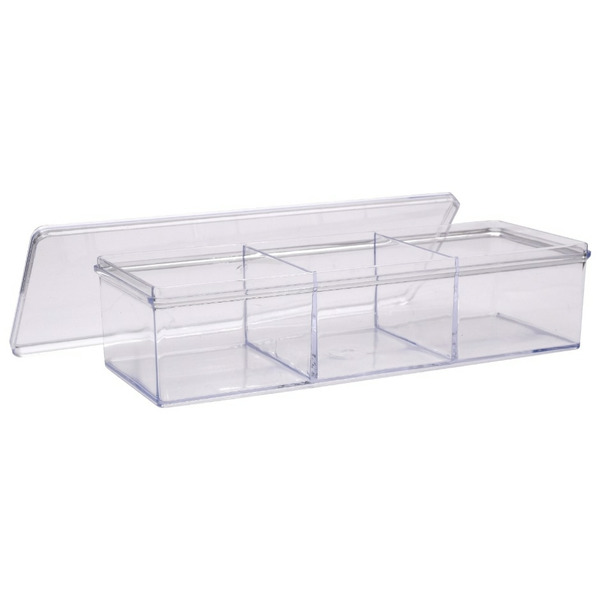Dollar Tree Essentials Organizer Storage Tray 3 Compartments Jewelry ...