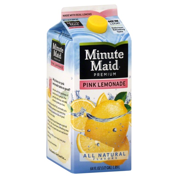 Minute Maid Pink Lemonade (64 oz) - Instacart