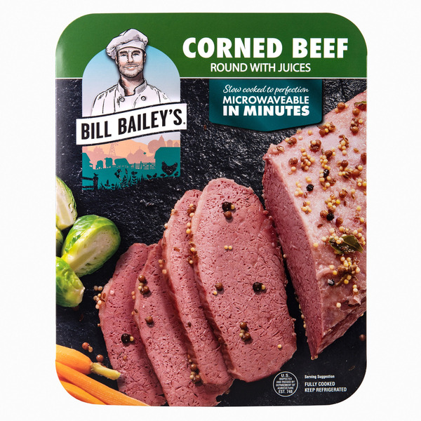 Bill Bailey's Fully Cooked, Round Corned Beef with Juices Same-Day ...