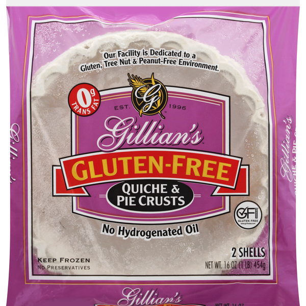Gillians Quiche & Pie Crusts, Gluten-free (16 oz) - Instacart